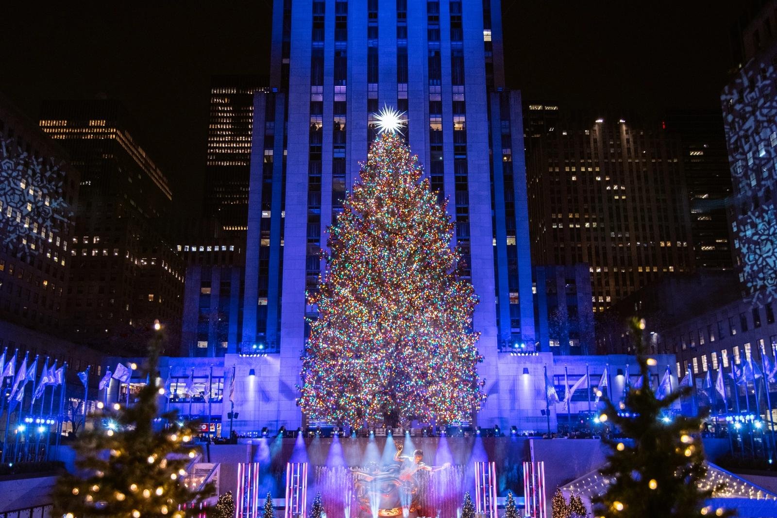 The Rockefeller Center Christmas Tree - times-square
